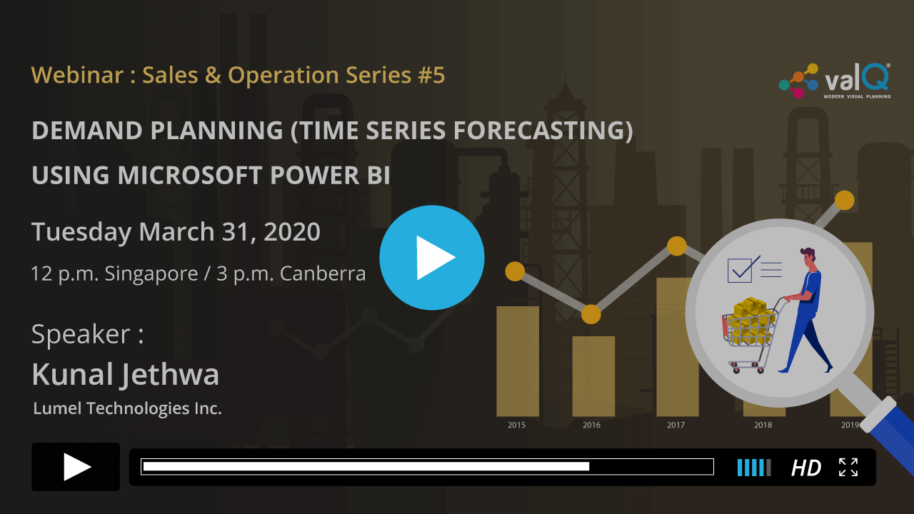 Demand Planning (Time Series Forecasting) using Microsoft Power BI | ValQ